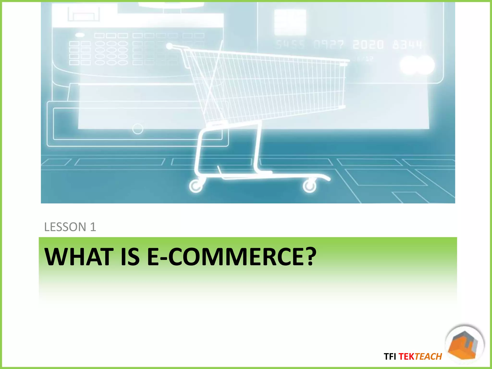 Lesson 1 - E-Commerce | PPTX