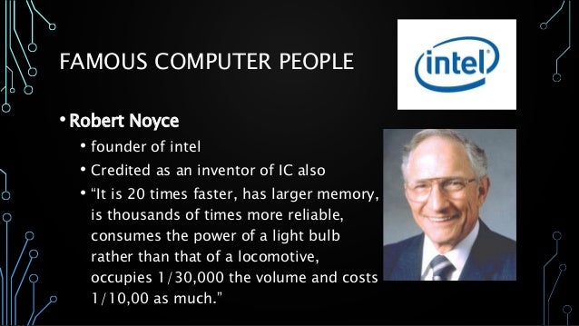 Lesson 1.0 milestones in computer architecture
