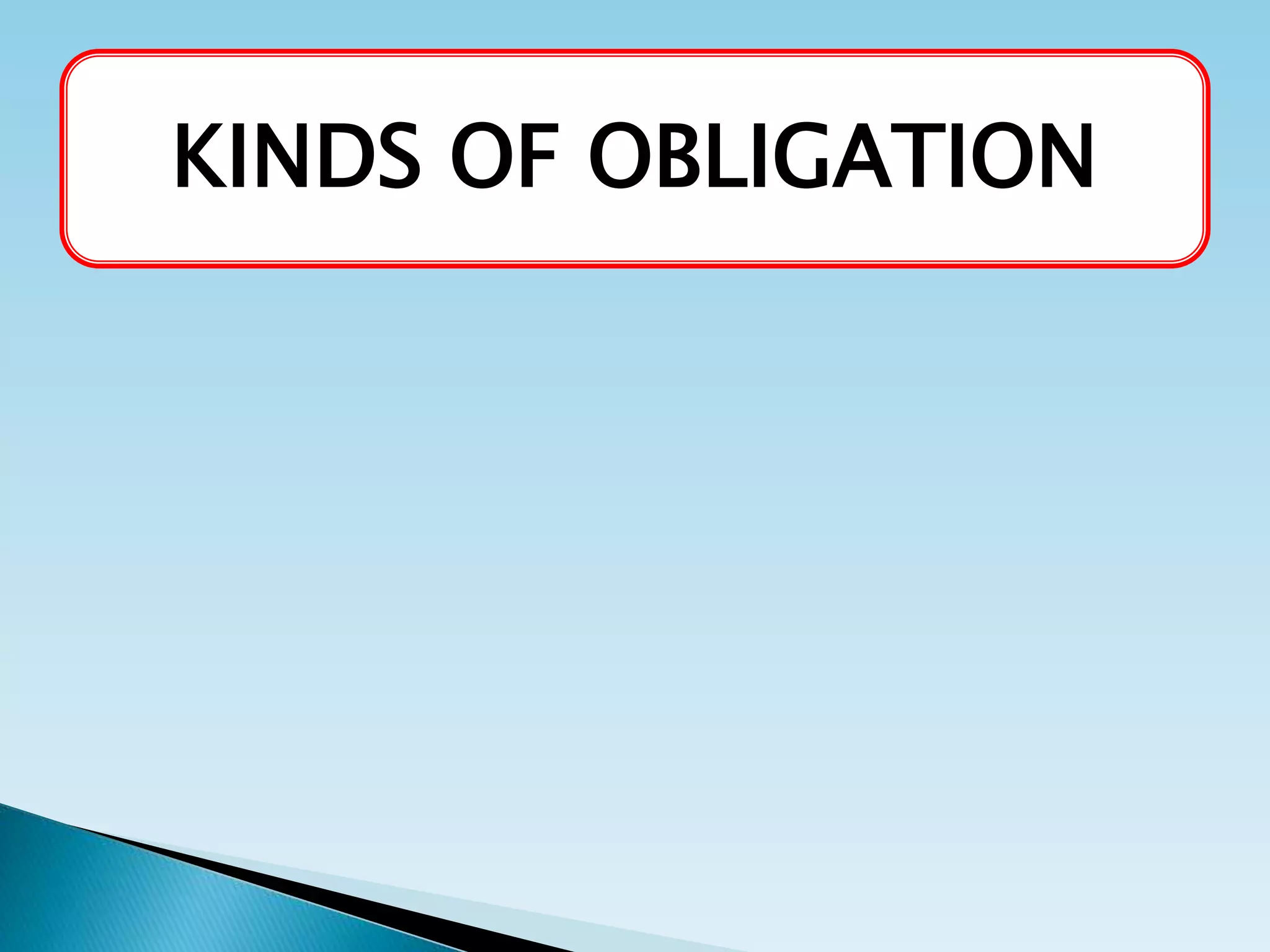 Lesson 1. obligation and contract | PPTX
