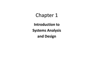 Lesson 1 System Analysis and Design | PPTX | Computing | Technology ...