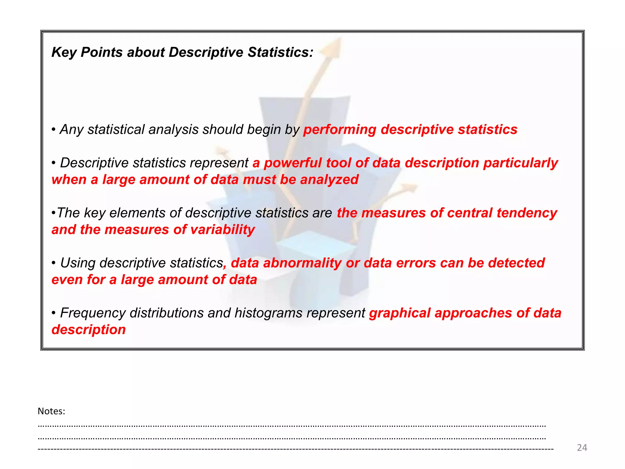 An Overview of Basic Statistics | PPT