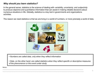An Overview of Basic Statistics | PPT