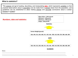 An Overview of Basic Statistics | PPT