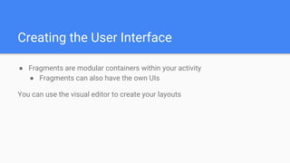 Welcome to android Apps | PPT