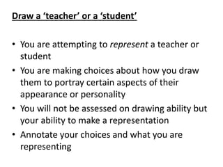 Drawn Representations | PPT