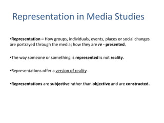 Lesson 1 - Representation | PPT