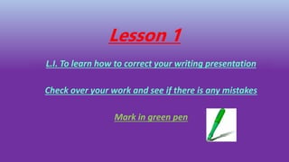 Lesson 1 | PPT
