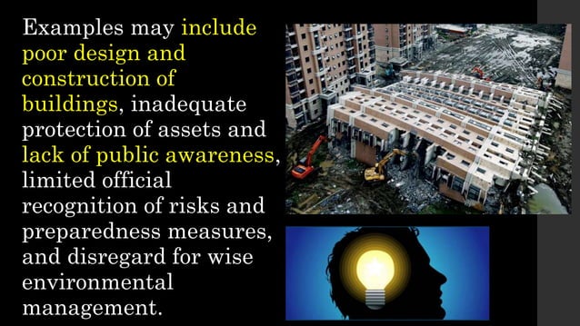 Disaster, Hazard, Types of Hazard (Natural and Man Made Hazards), and ...