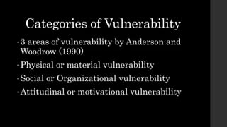 Disaster, Hazard, Types of Hazard (Natural and Man Made Hazards), and ...