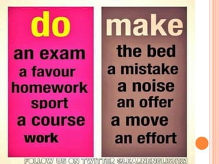 Lesson 1. do vs make | PPT