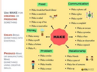 Lesson 1. do vs make | PPT