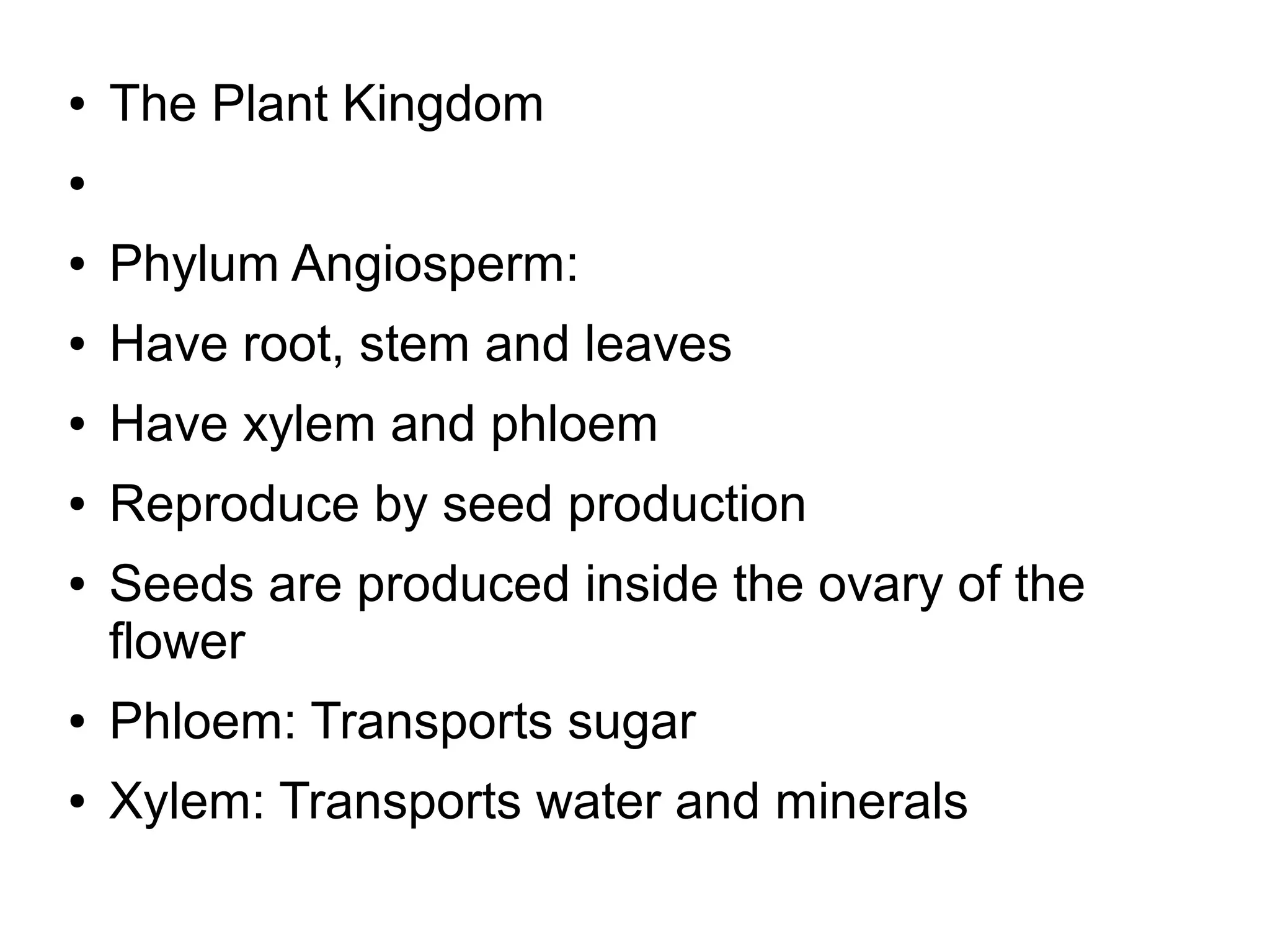IGCSE Biology 0610 - Introduction to Biology - Characteristics of ...