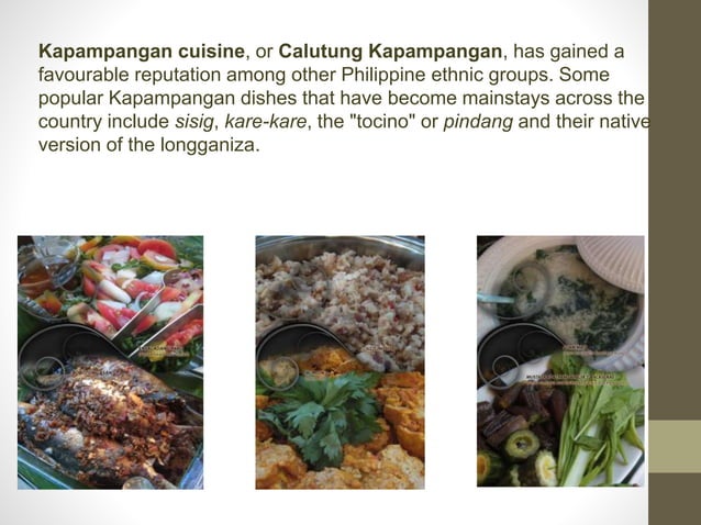 Introduction to Kapampangan Culture and Cuisine