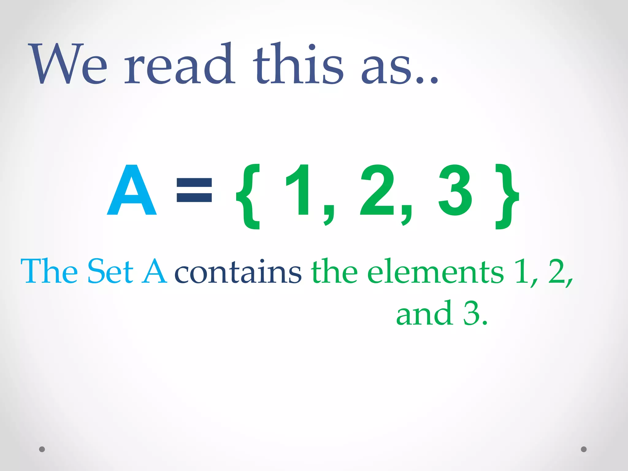Lesson 1.1 basic ideas of sets part 1 | PPTX