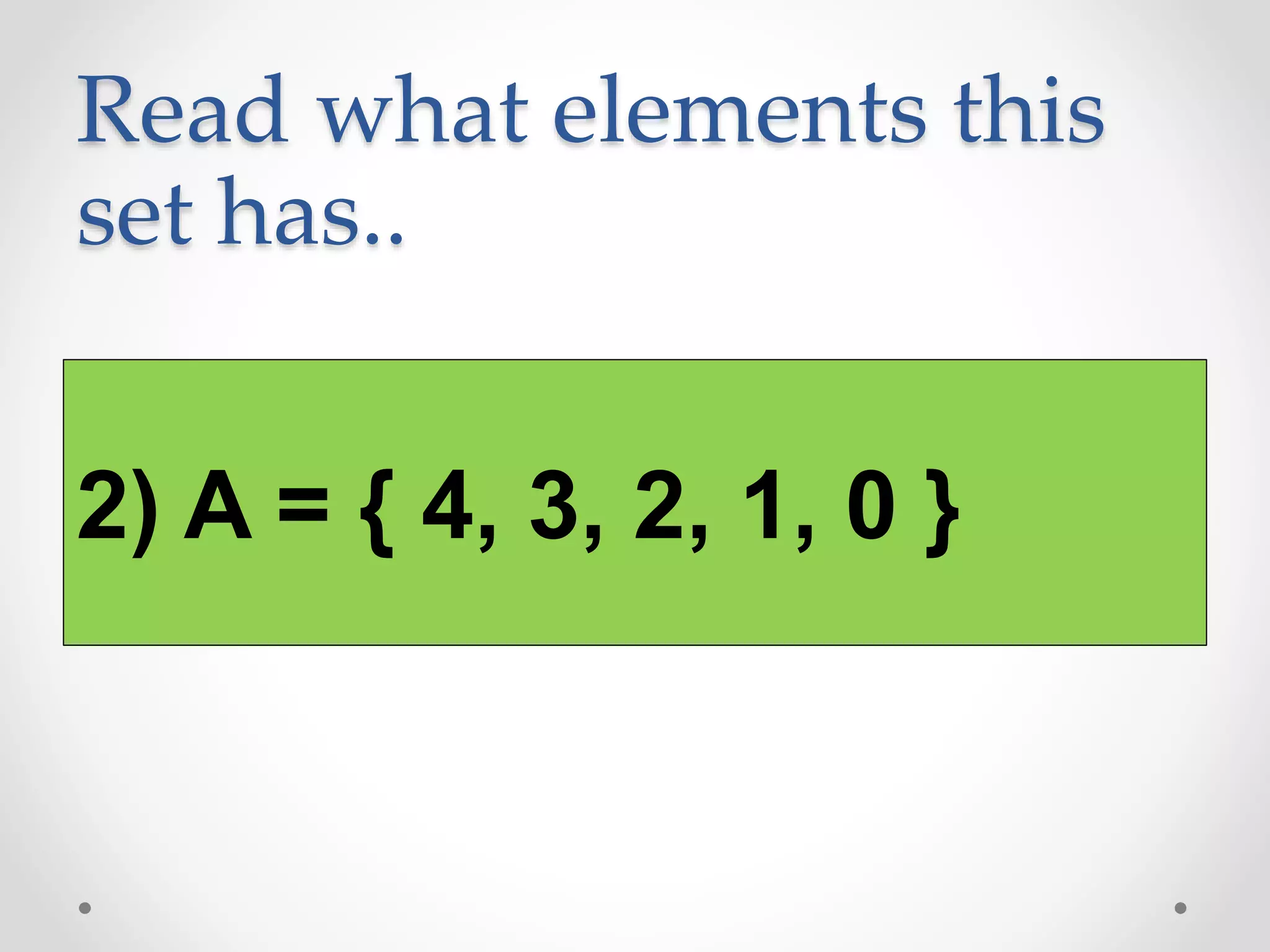 Lesson 1.1 basic ideas of sets part 1 | PPTX | Programming Languages ...