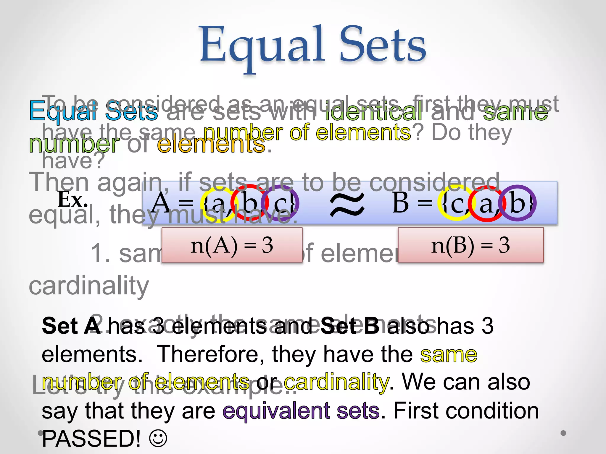 Lesson 1.1 basic ideas of sets part 2 | PPTX