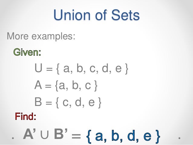 Lesson 1.1 basic ideas of sets part 3