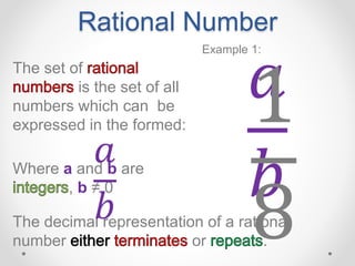 Lesson 1.2 the set of real numbers | PPTX