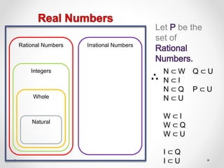 Lesson 1.2 the set of real numbers | PPTX