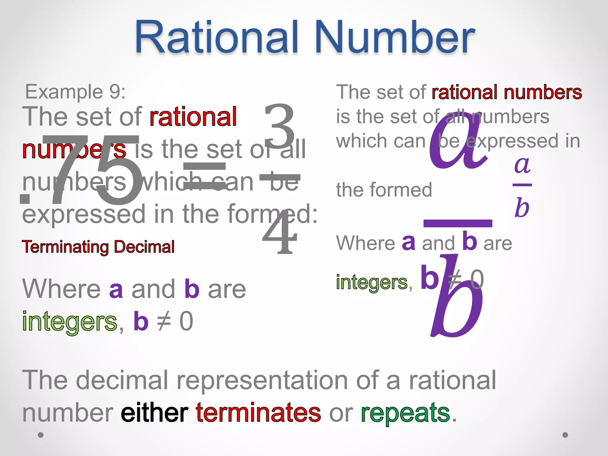 Lesson 1.9 the set of rational numbers | PPTX