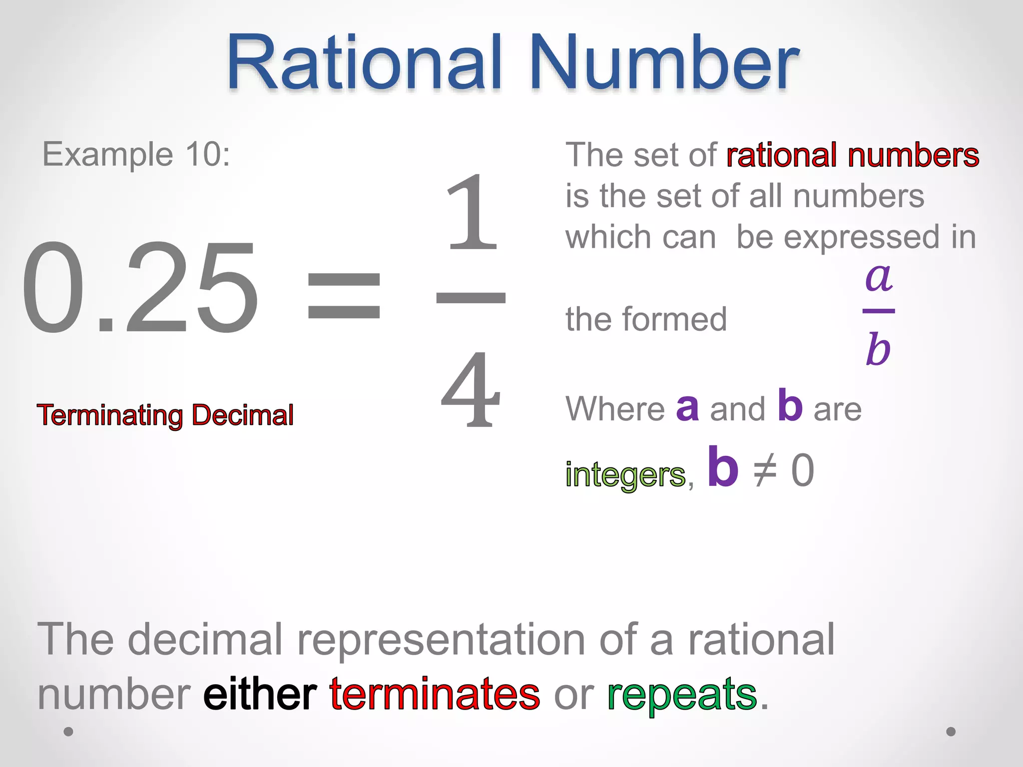 Lesson 1.9 the set of rational numbers | PPTX