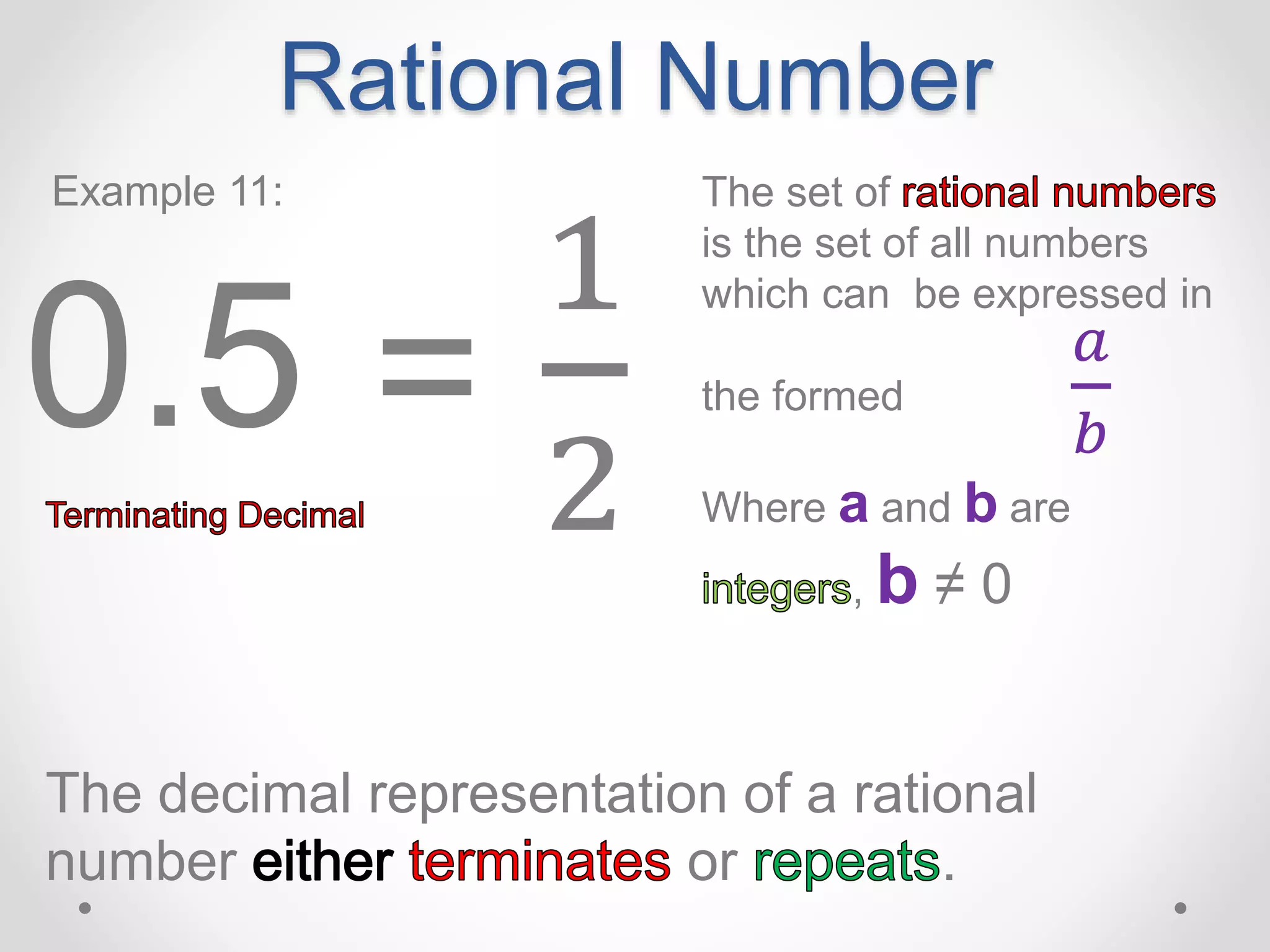 Lesson 1.9 the set of rational numbers | PPTX