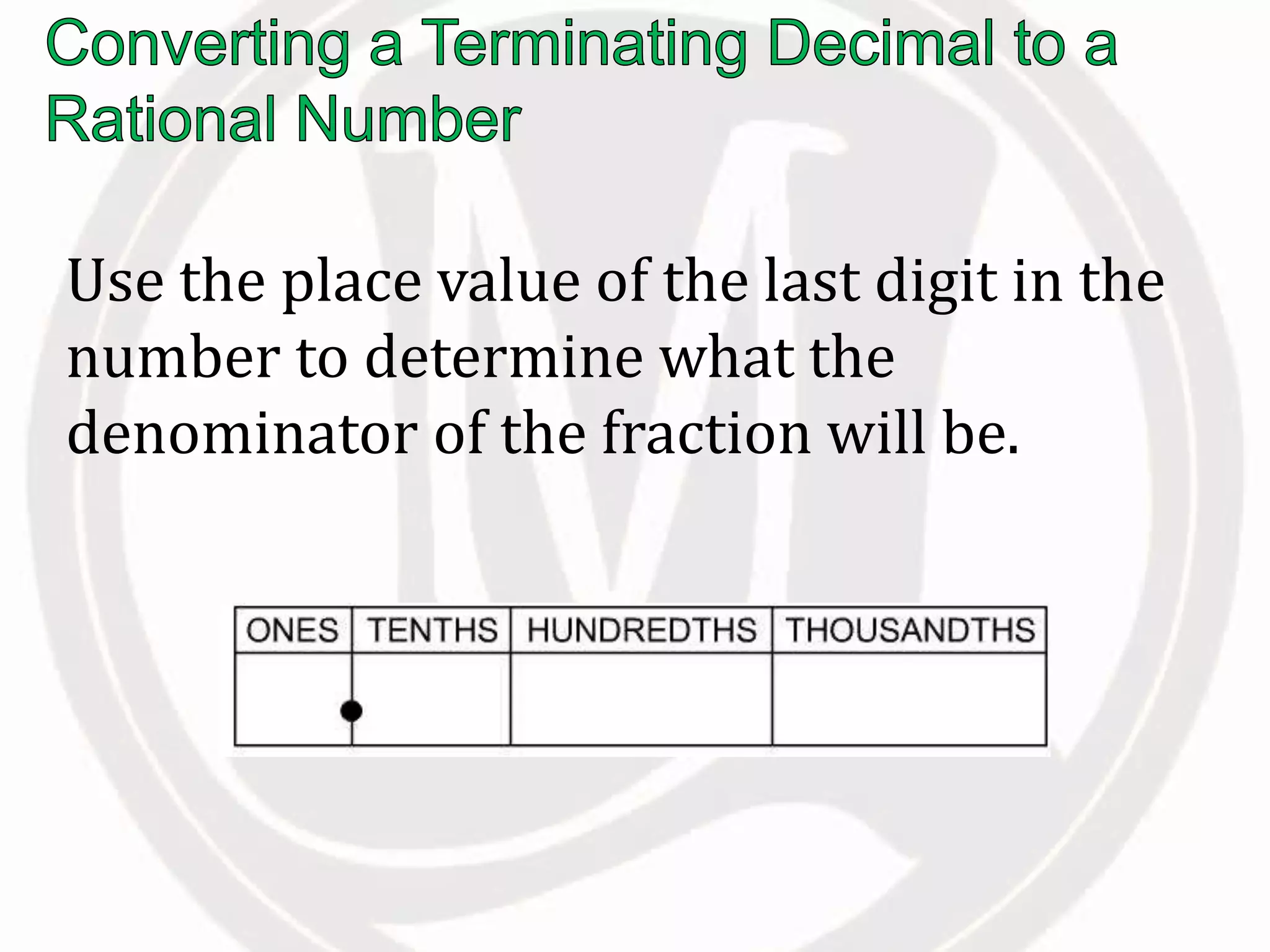 Lesson 1.9 the set of rational numbers | PPTX