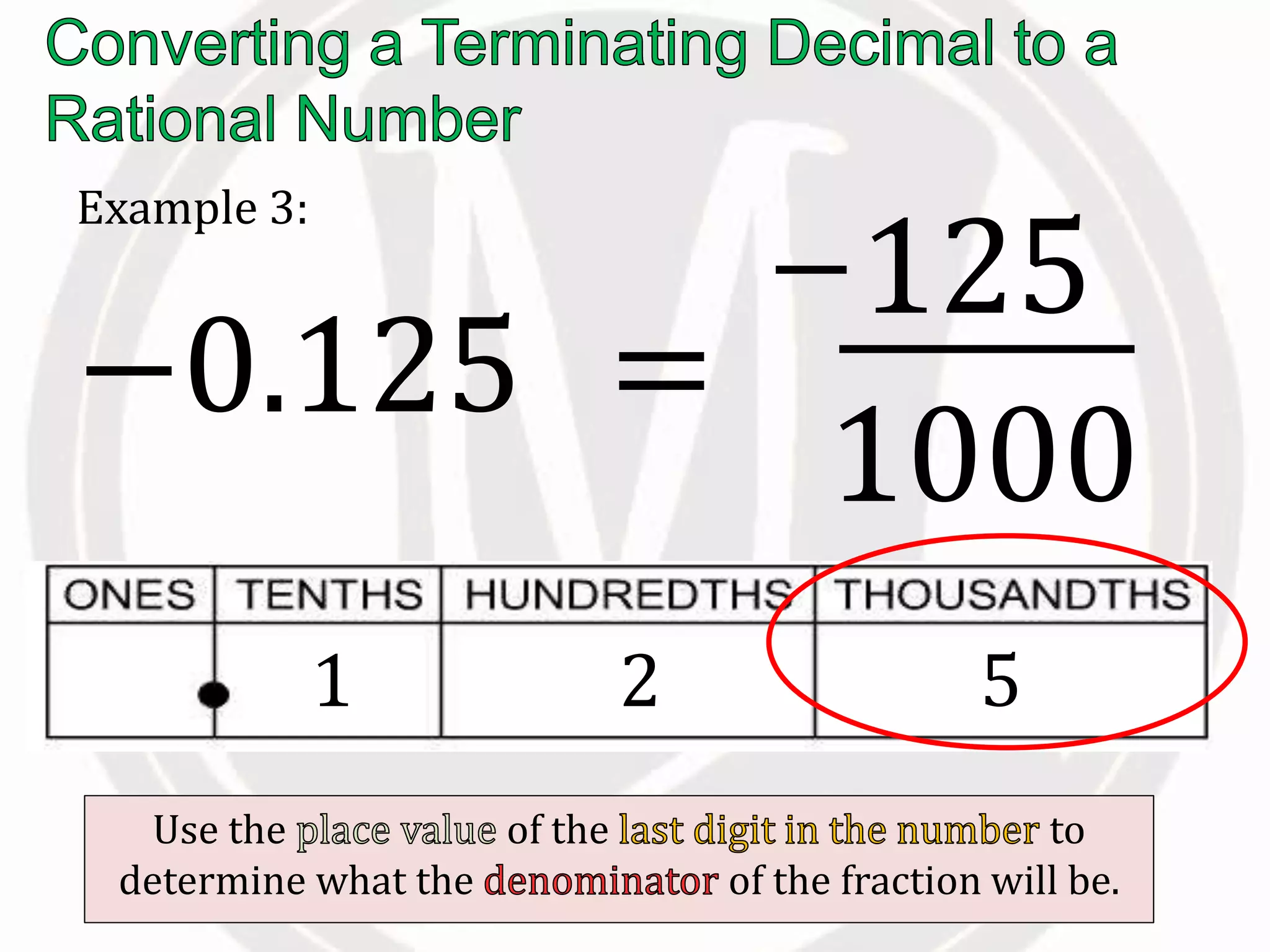 Lesson 1.9 the set of rational numbers | PPTX