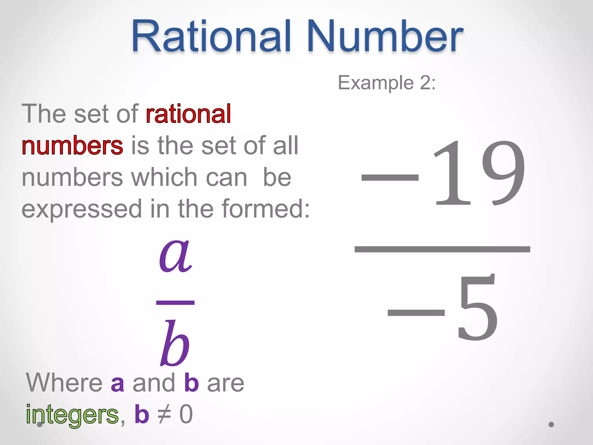 Lesson 1.9 the set of rational numbers | PPTX