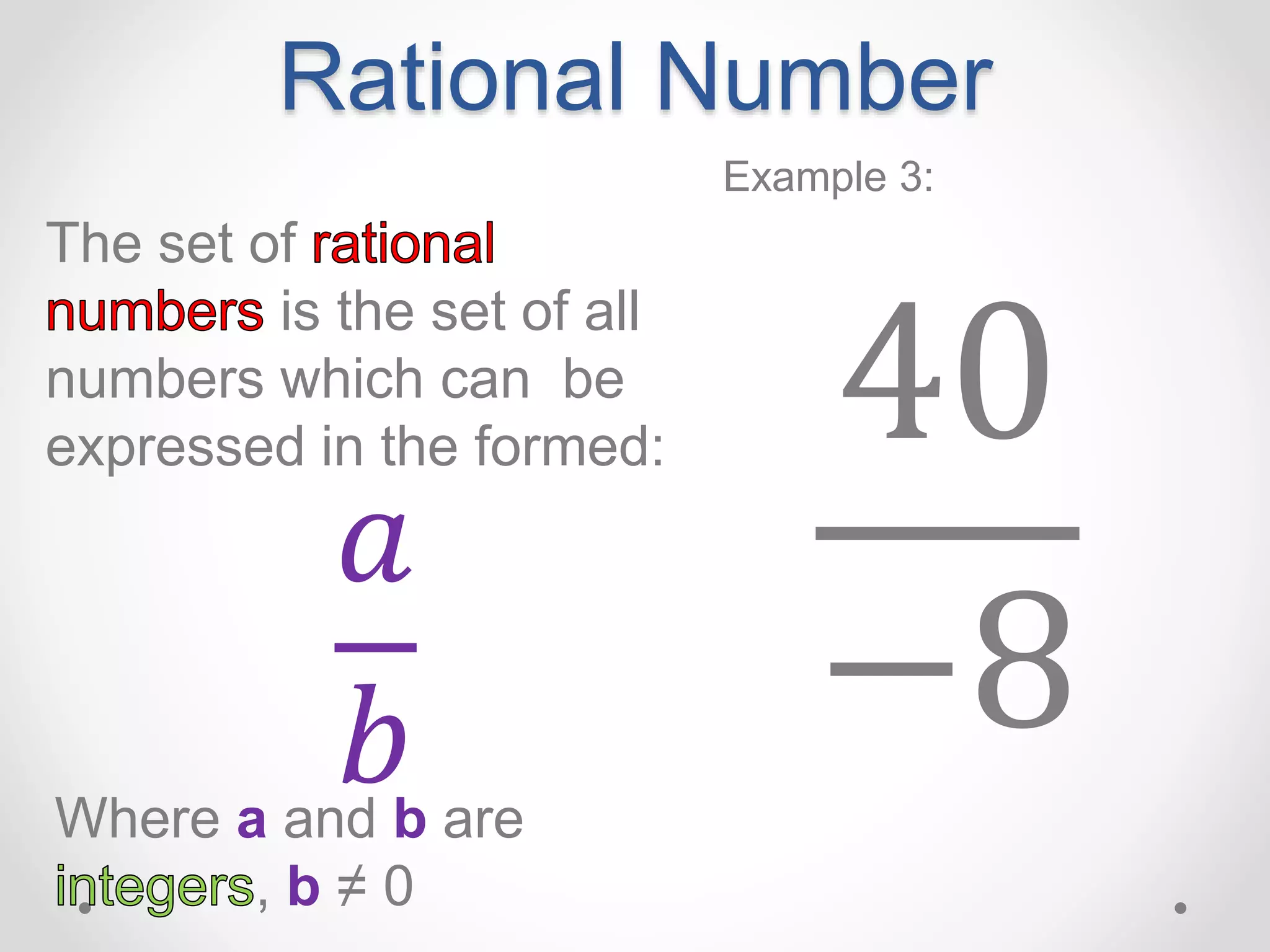 Lesson 1.9 the set of rational numbers | PPTX