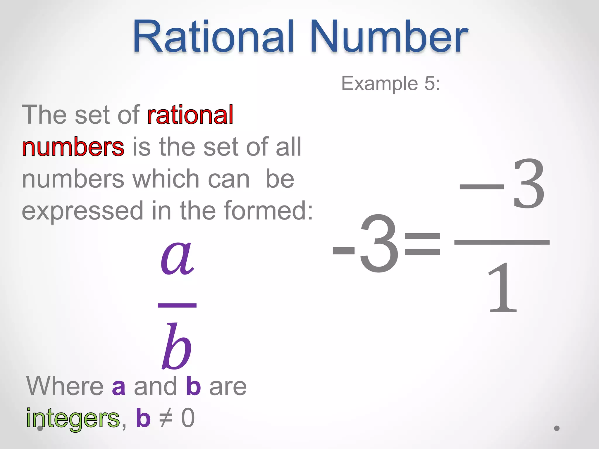 Lesson 1.9 the set of rational numbers | PPTX