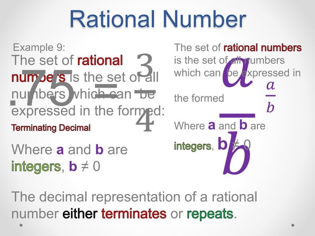 Lesson 1.9 the set of rational numbers | PPTX