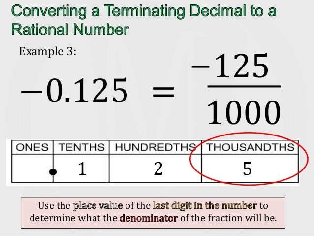 Lesson 1.9 The Set Of Rational Numbers