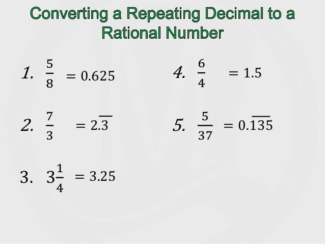Lesson 1.9 The Set Of Rational Numbers