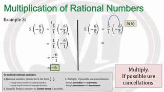 Lesson 1.9 b multiplication and division of rational numbers | PPTX