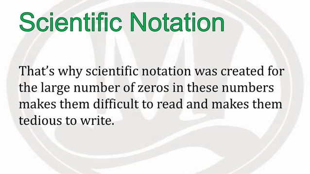 Lesson 1.11 scientific notation | PPTX | Physics | Science