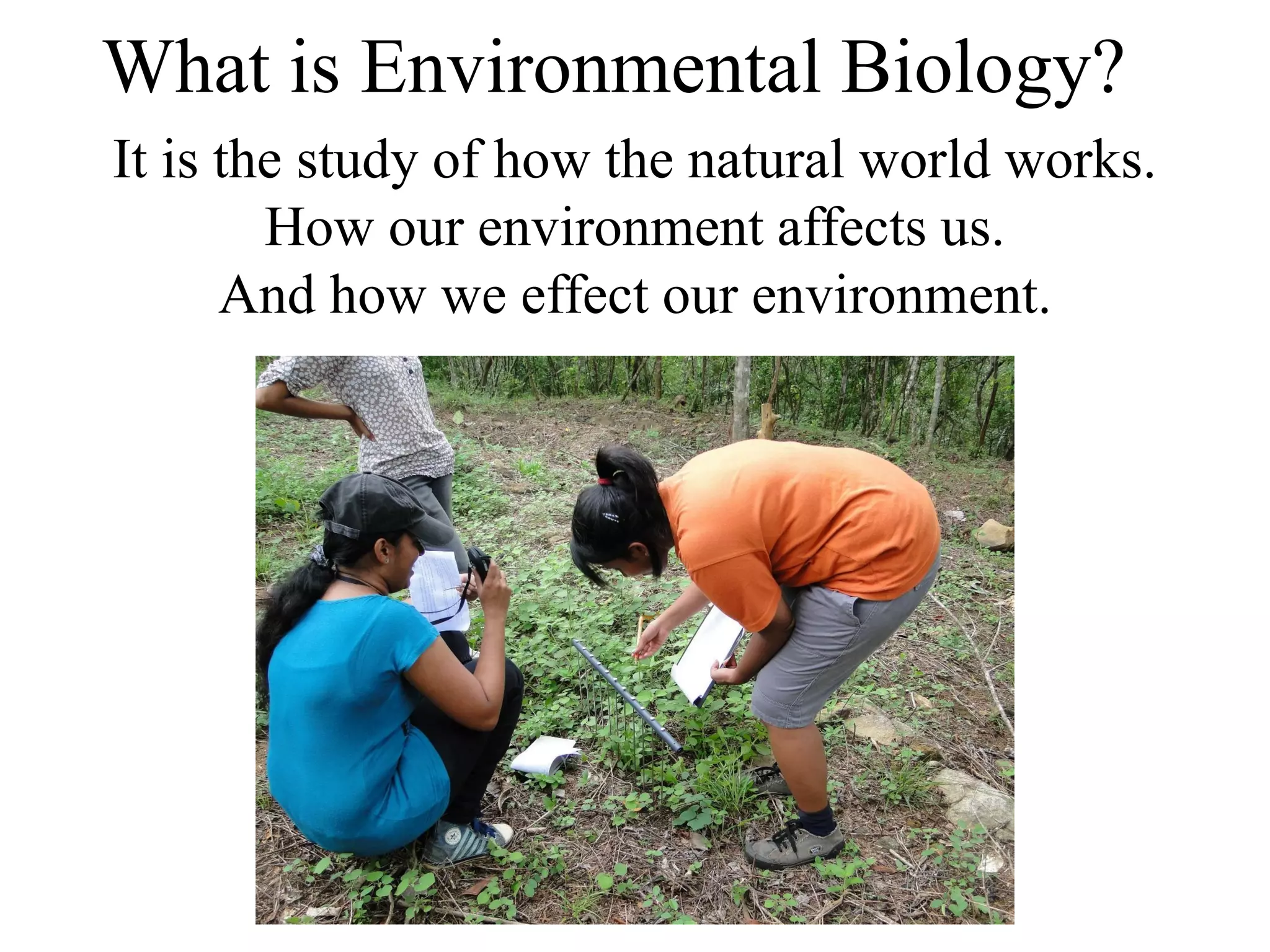 Lesson 1. concept of ecology | PDF