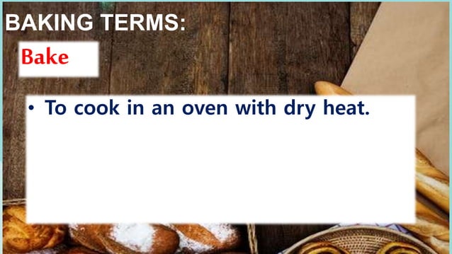 Lesson1:Introduction of baking 1920 | PPTX | Desserts and Baking | Food ...
