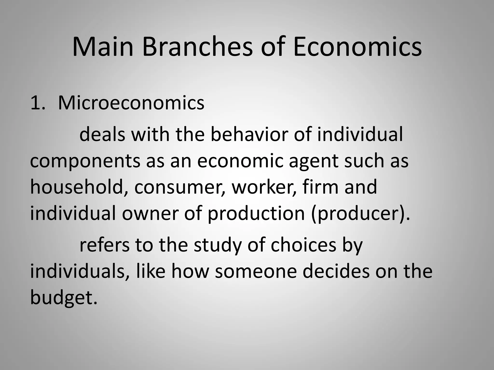 Lesson 1 what is economics | PPTX