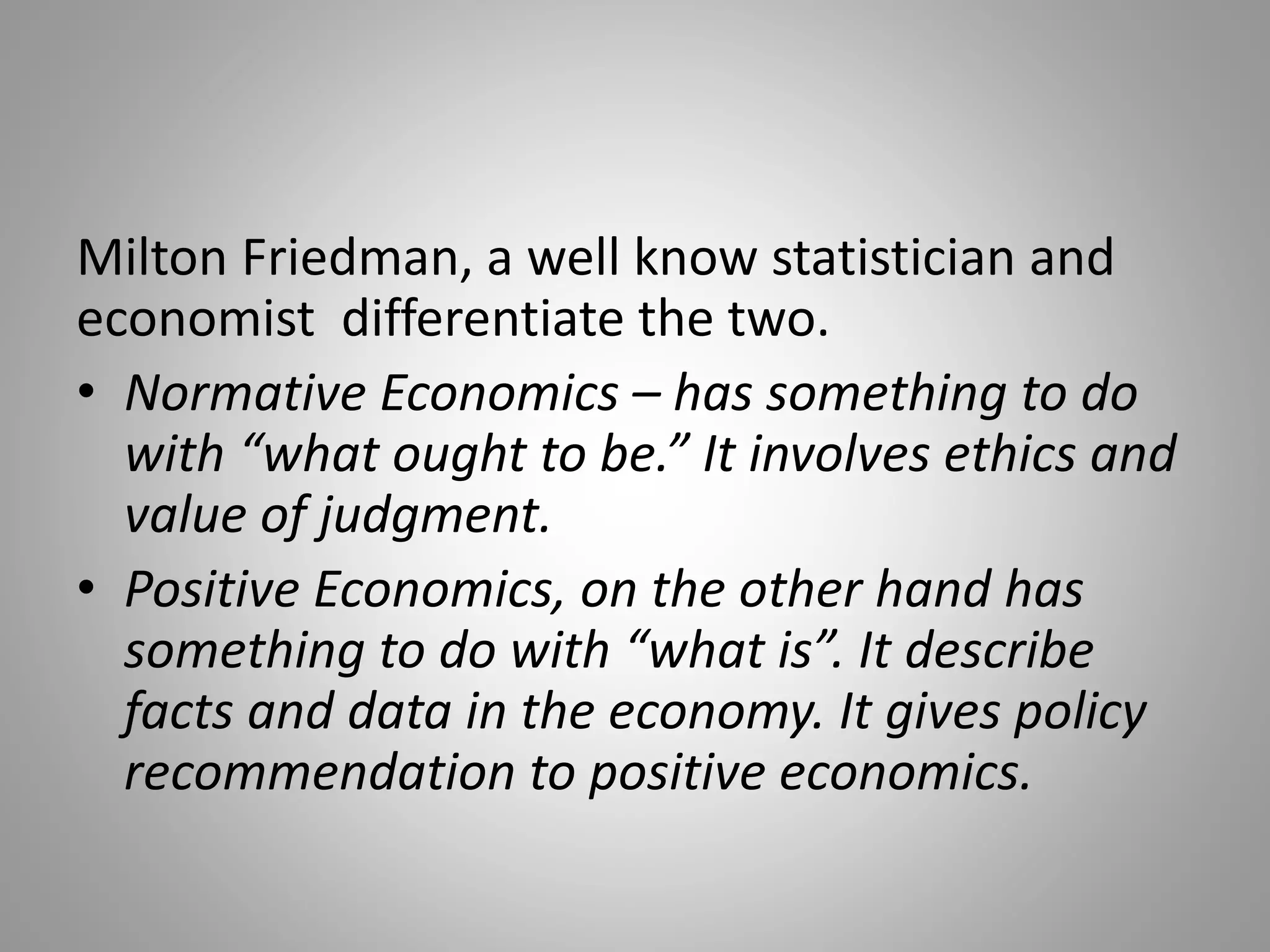 Lesson 1 what is economics | PPTX