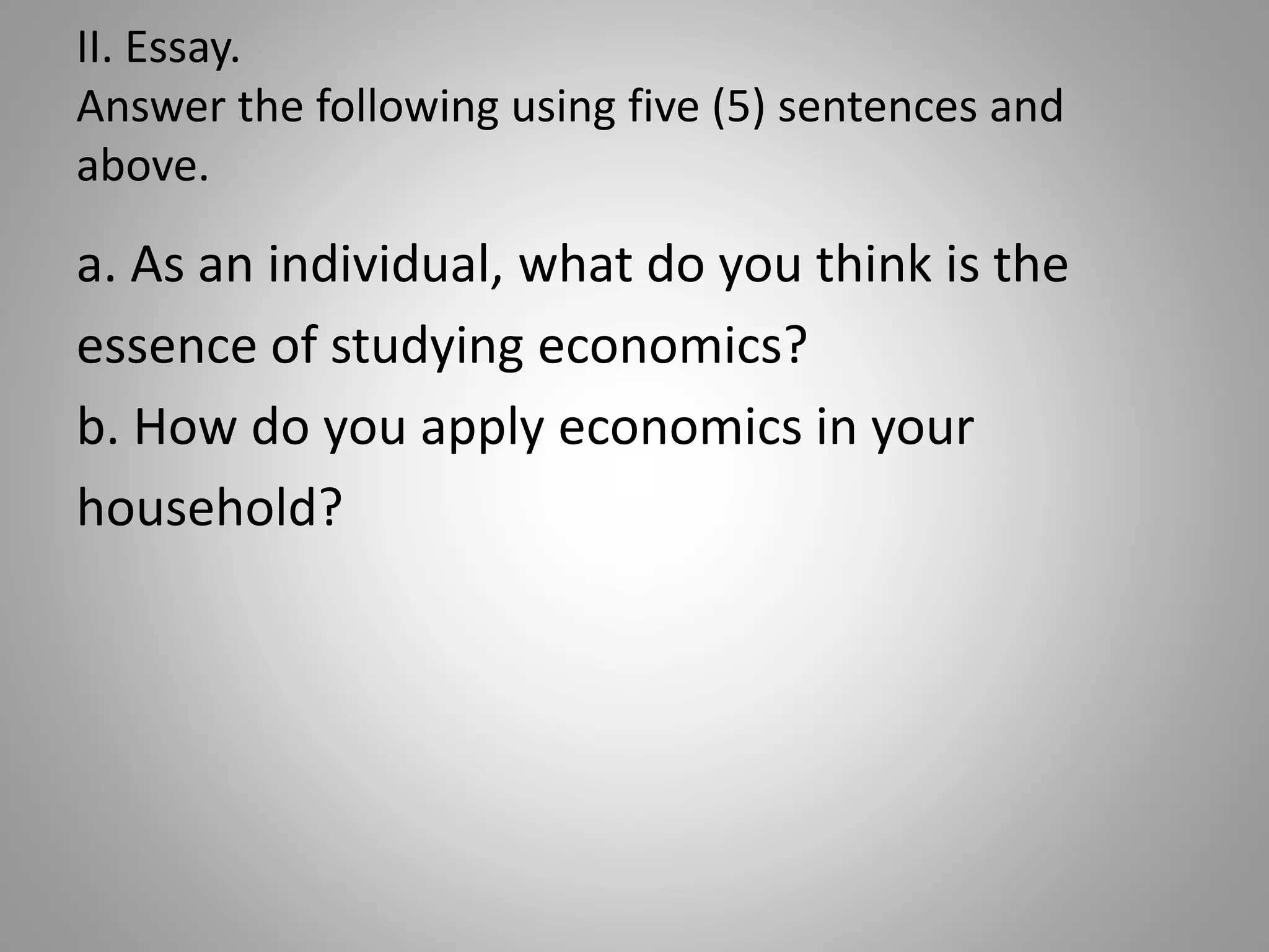 Lesson 1 what is economics | PPTX