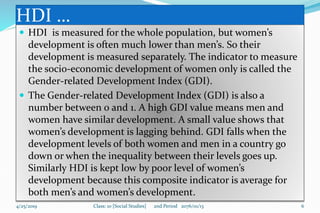 Human Development Index (HDI) in Nepal | PPTX