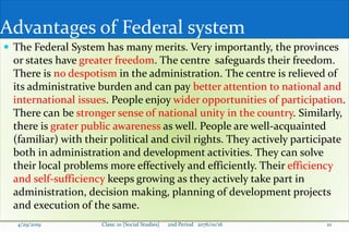 Concept of Regional Development and Federalism | PPTX