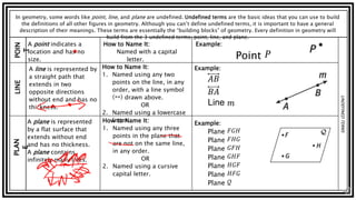 Lesson 1-1: Basic Geometric Figures | PPTX