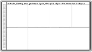 Lesson 1-1: Basic Geometric Figures | PPTX