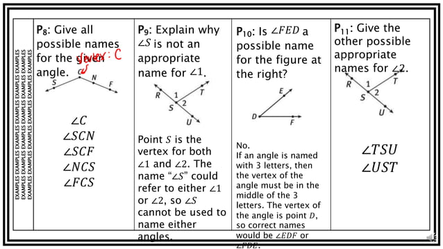 Lesson 1-1: Basic Geometric Figures | PPTX