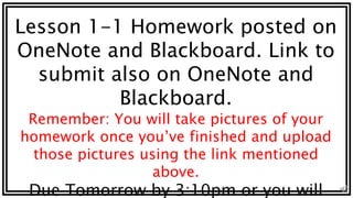 Lesson 1-1: Basic Geometric Figures | PPTX