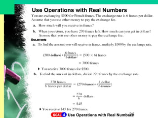 Lesson 1 1 properties of real numbers | PPT