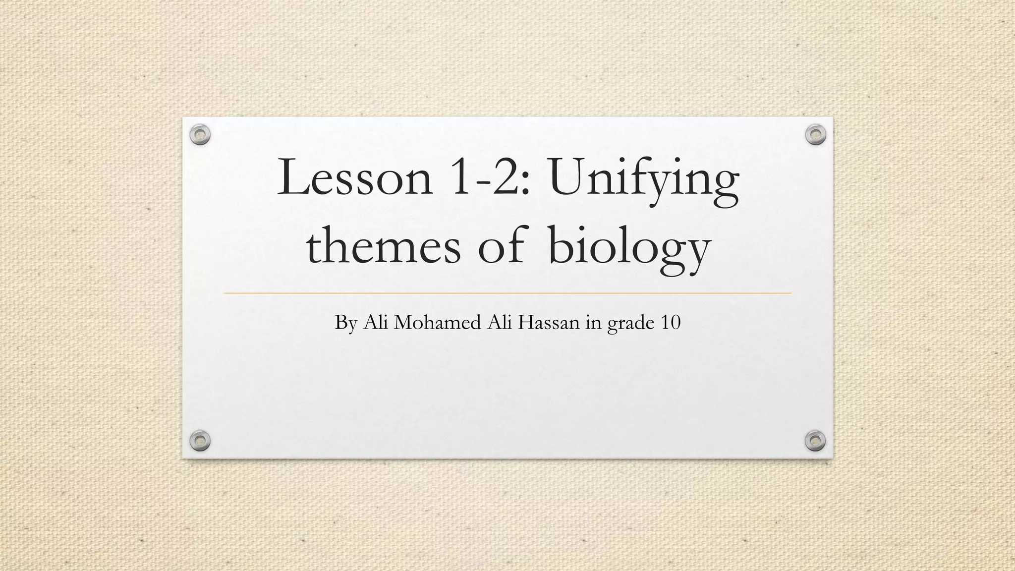 Lesson 1- 2 in Biology book | PPTX