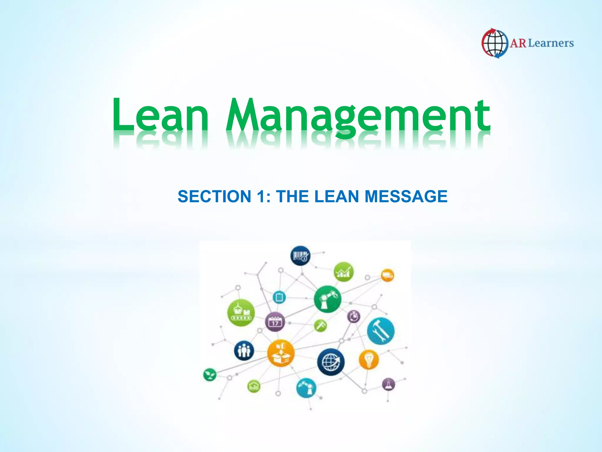 Lean Management Lesson 1 | PPTX